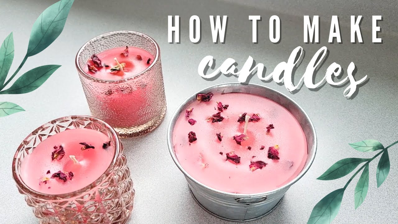 How to Make Candles / My First Time Making a Candle / DIY Candles / Easy Candle Tutorial / Paraffin