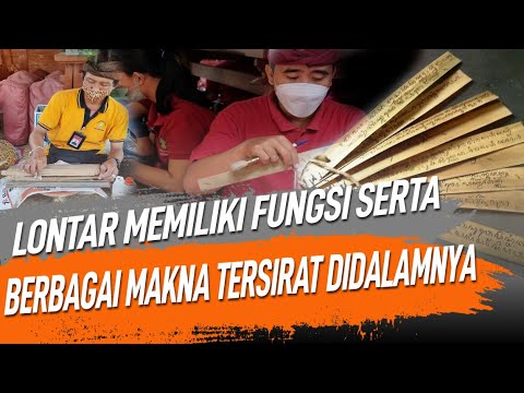 Lontar, Memiliki Fungsi dan Berbagai Makna Tersirat Di Dalamnya ...