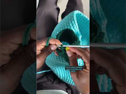 Use stitch markers! They are life savers. If you’re interested in crocheting, simply comment CFB.