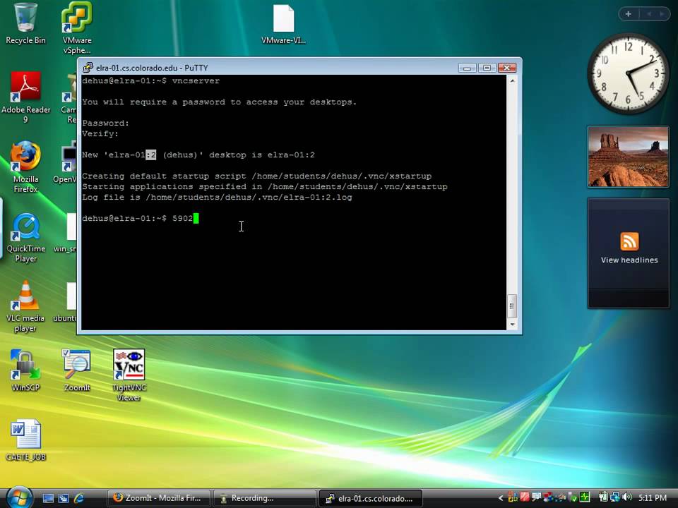 VNC over SSH Tutorial