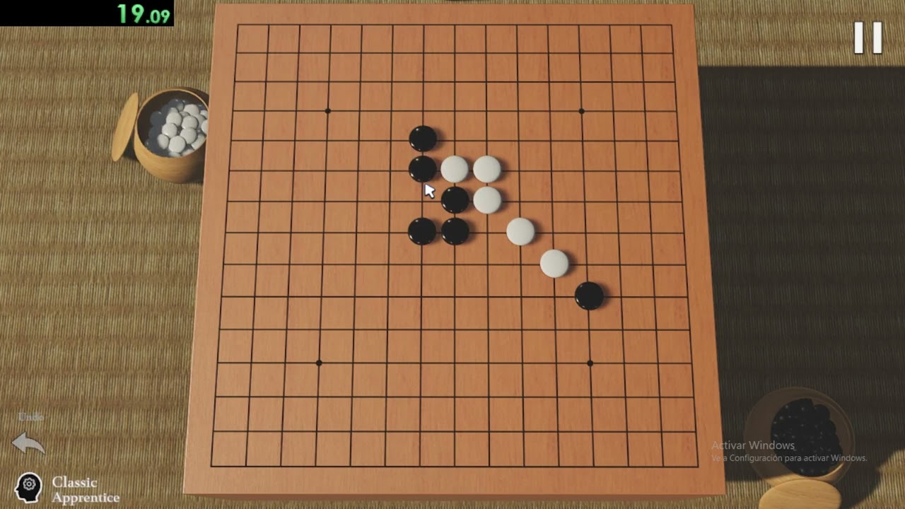 Gomoku Lets go -  Apprentice - 45.39s (World record)