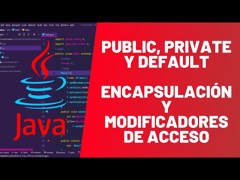 Modificadores de acceso en Java: public, private y default