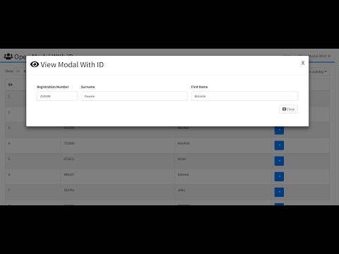 Open External Page As A Modal With ID  #modal #popup #external