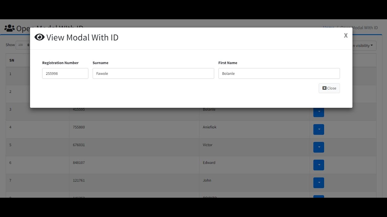 Open External Page As A Modal With ID  #modal #popup #external