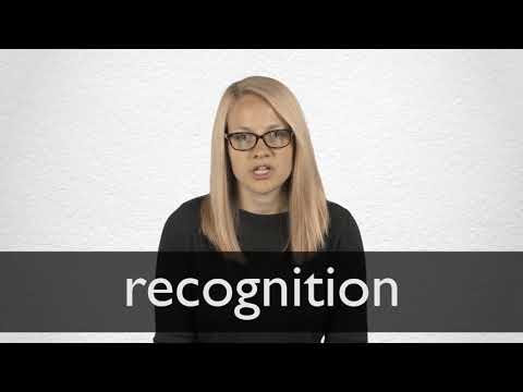 RECOGNITION definition in American English | Collins English Dictionary