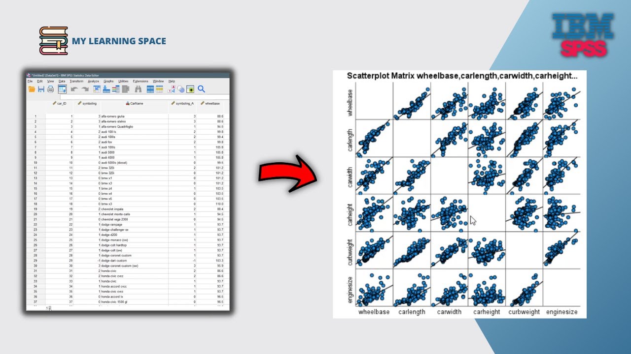 MASTERING SPSS - SCATTERPLOT MATRIX WITH SPSS