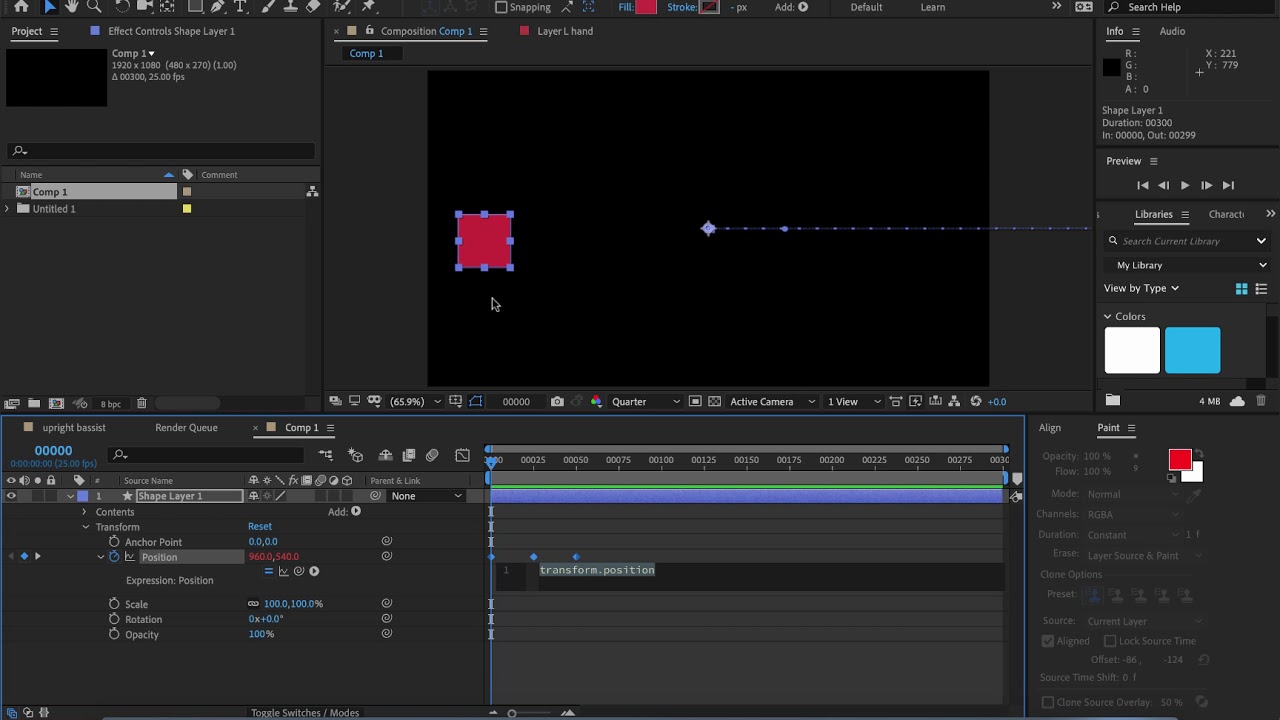 How to repeat and loop animations using Expressions - Adobe After Effects