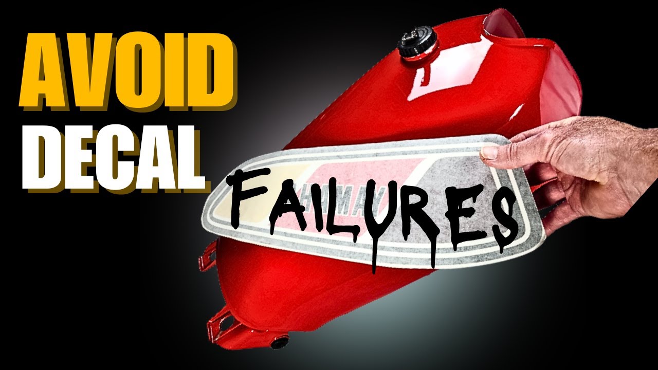 How to Apply  Decals - Avoid Common Mistakes