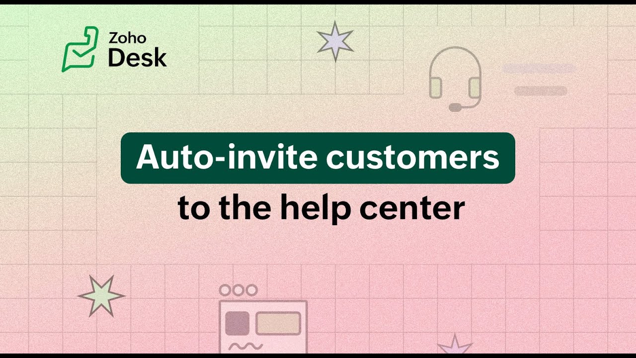 How to auto-invite customers to the help center