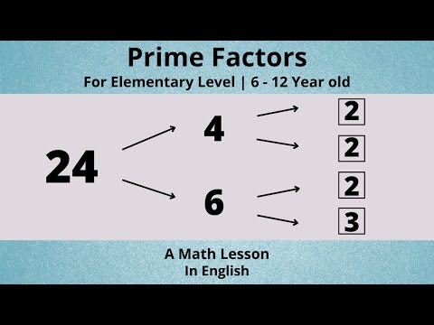 How to Find the Prime Factors of a Number - A Math Lesson | Elementary Level