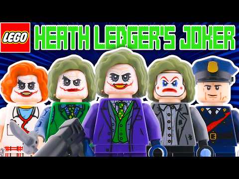 Lego Joker Minifigure Upgrades & Customs! | Heath Ledger/The Dark Knight