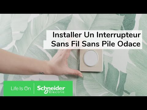 Schneider Electric S520104 | Odace sans fil sans pile - interrupteur ...