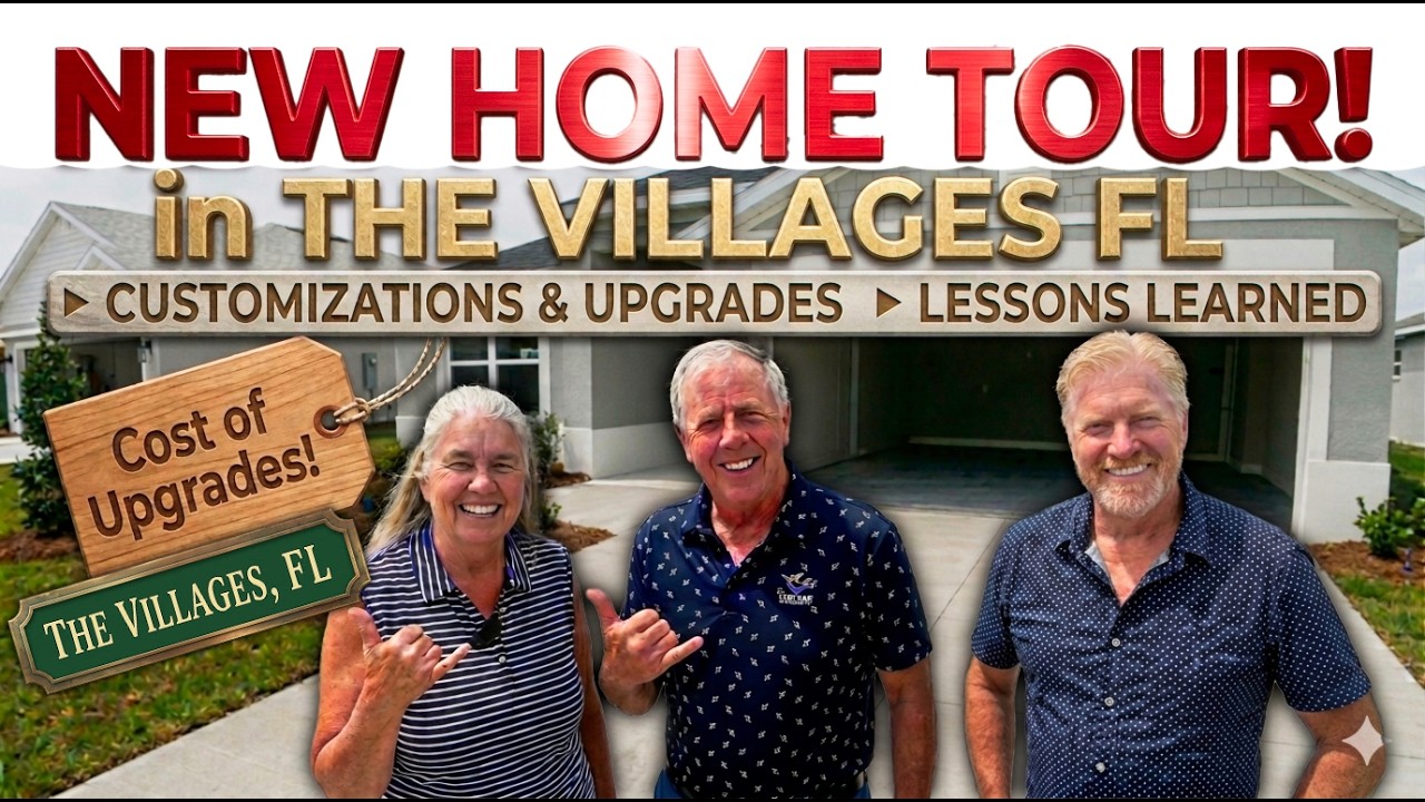 The Villages, FL: New Custom Home Construction in Eastport with Rusty Nelson and the new Owners.