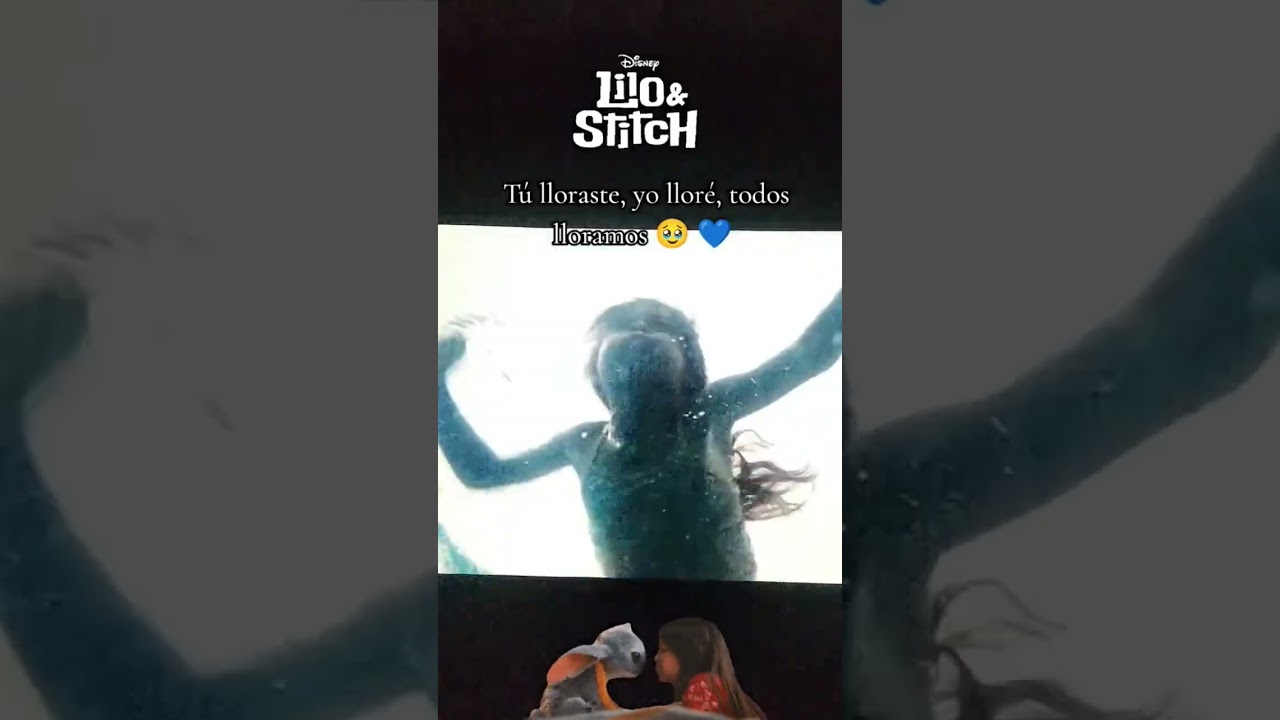 todos lloramos #stitch #familia #ohana #disney #pelicula