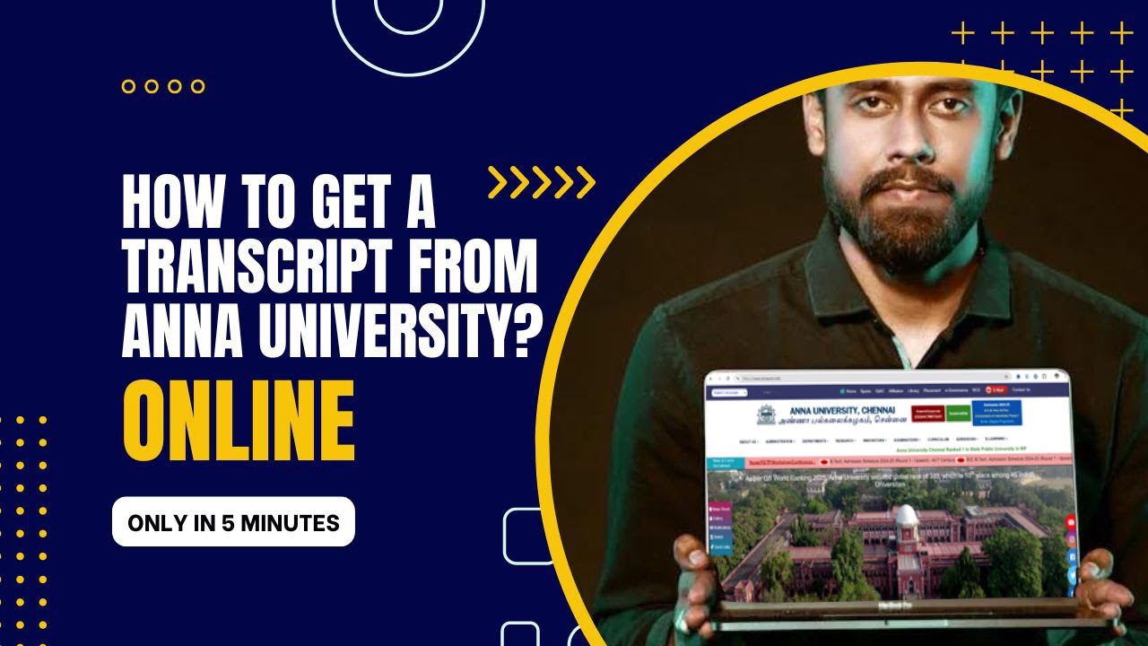 How to Get Your Anna University Transcript Online | Step-by-Step Guide