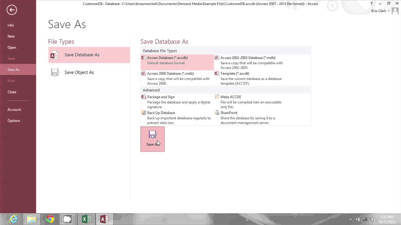 How to Copy a Microsoft Access Database : Microsoft Office Lessons