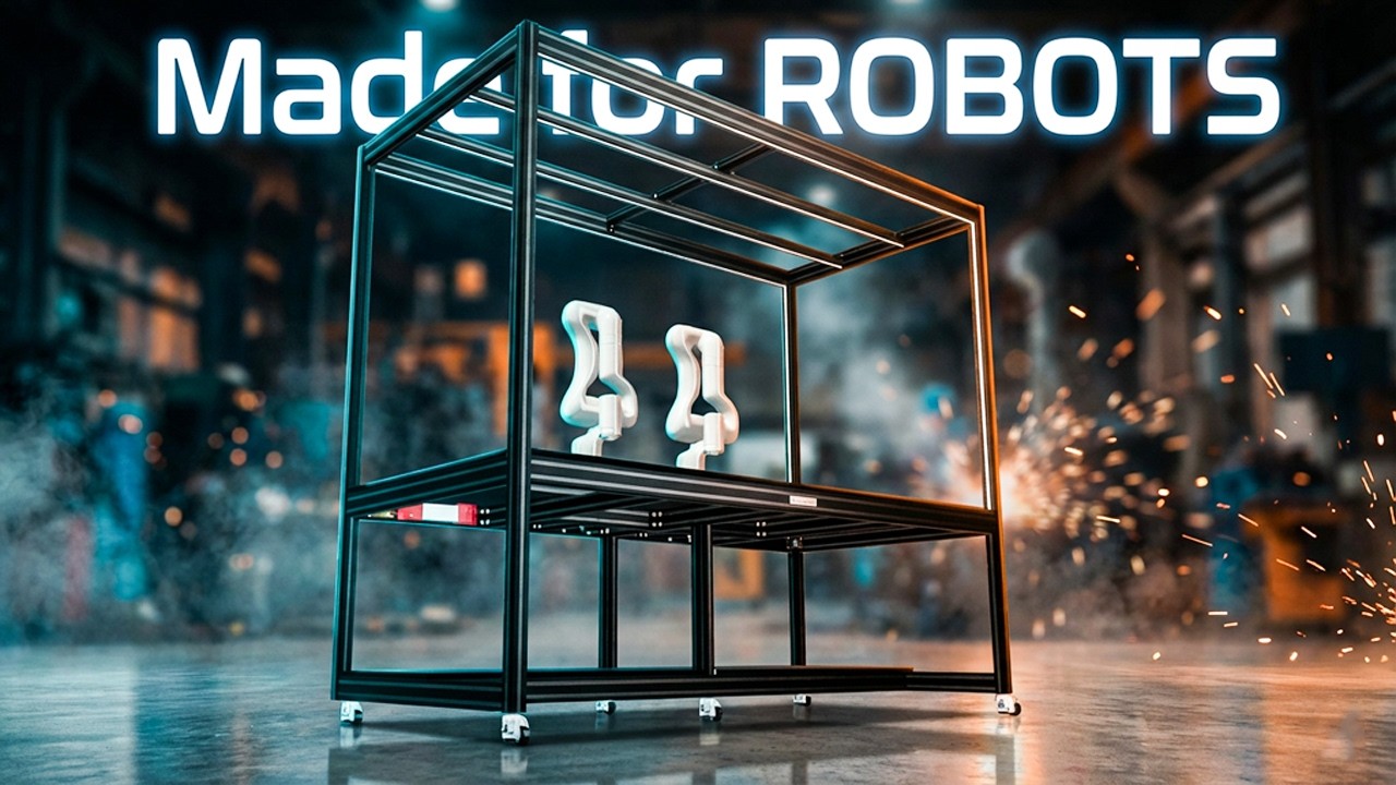 This Aluminum Extrusion Workbench Setup Took 3 Months to Perfect