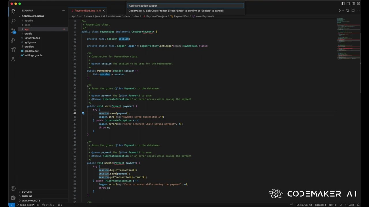 CodeMaker VSCode: Prompt Code Editing