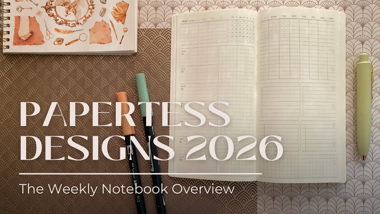PAPERTESS DESIGNS Weekly Notebook Overview | Is It Worth It?