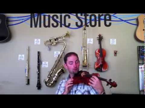 The Music Store String Instrument Set Up