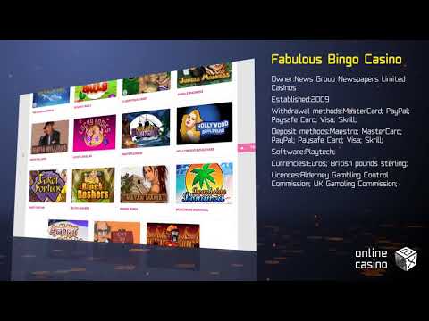 A recent casino review of Fabulous Bingo: prepared by OnlineCasinoBOX.net