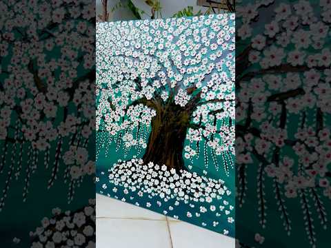 3D resin art with texture painting #coversong #art #painting #glasspainting #resinartist #heavypaint