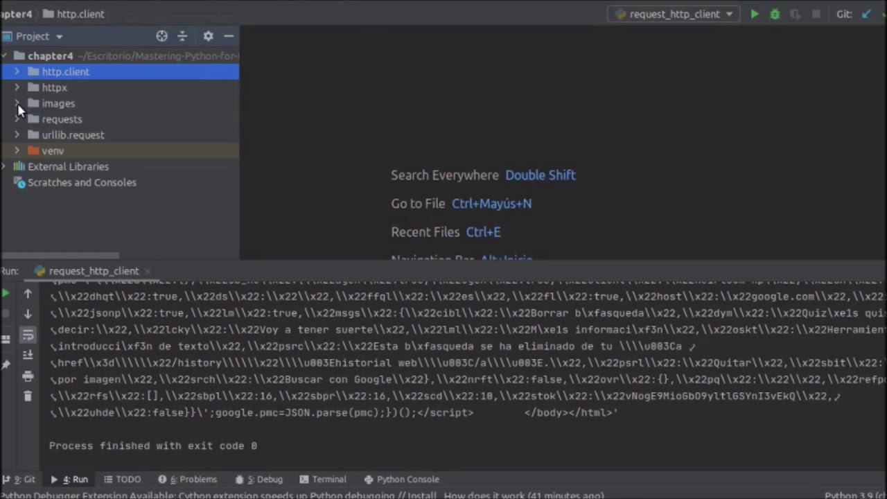 Mastering Python for Networking and Security - Second Edition | 4. HTTP Programming