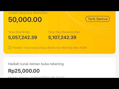 Review pendapatan di Aplikasi Bank Neo Commerce | 1 bulan dapat segini😱😠- Perhari Rp,200.000
