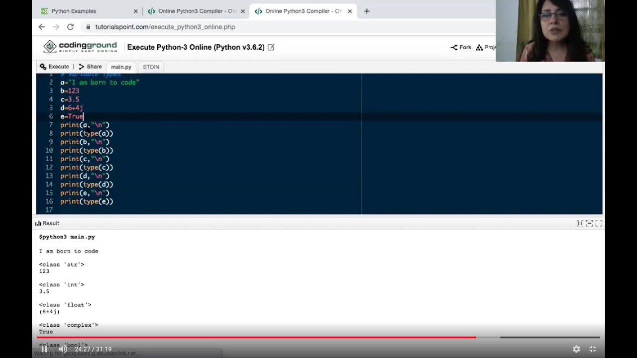 Python Character Sets, Keywords, Variables/ Identifiers, Data types(Hindi Version)