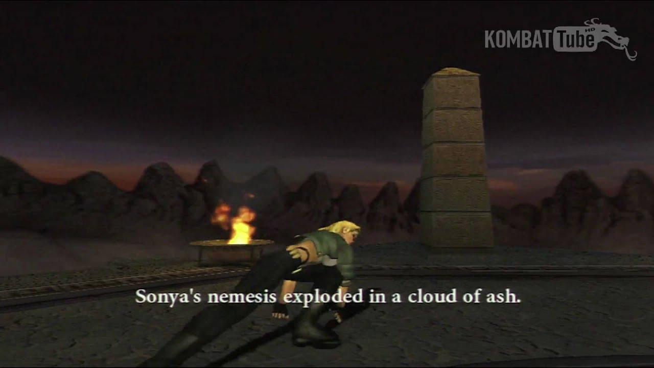 MK:Armageddon Ending: Sonya