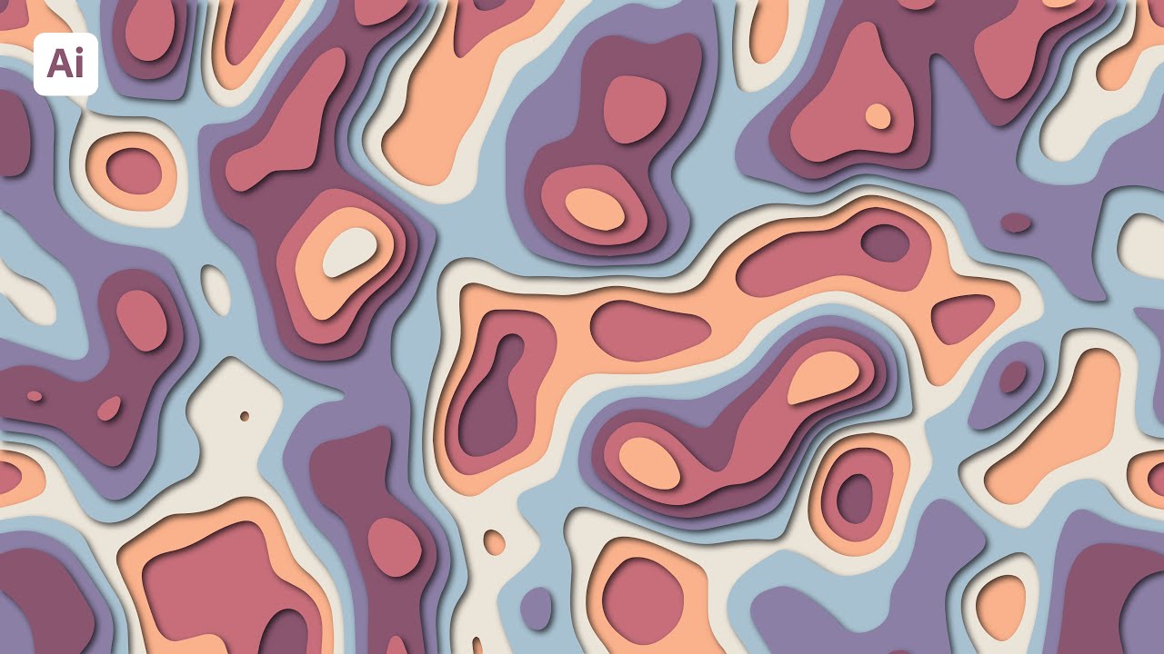 Paper Cutout effect for beginners | Adobe Illustrator Tutorial