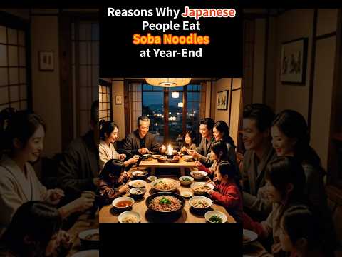 Reasons Why Japanese People Eat Soba Noodles at Year-End