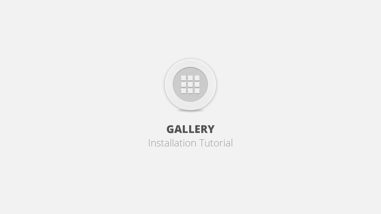 Gallery WordPress Plugin - Installation Tutorial