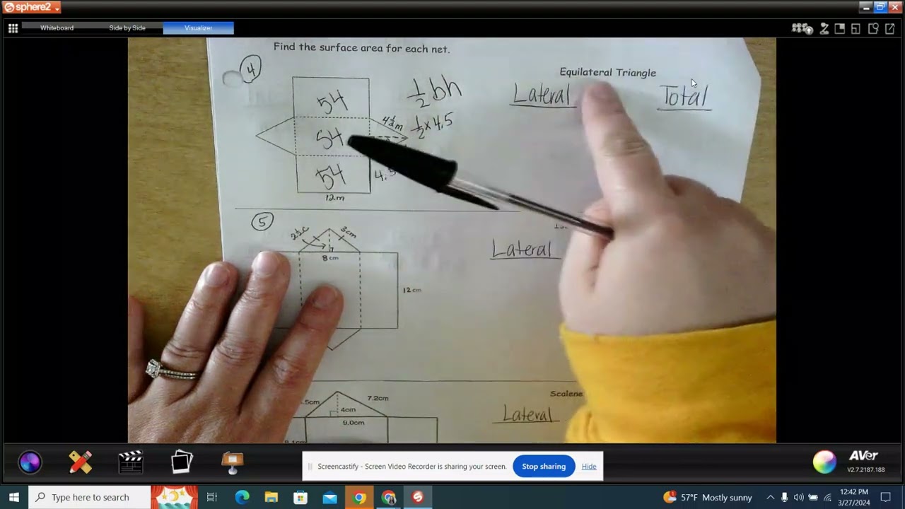 Surface Area of Nets