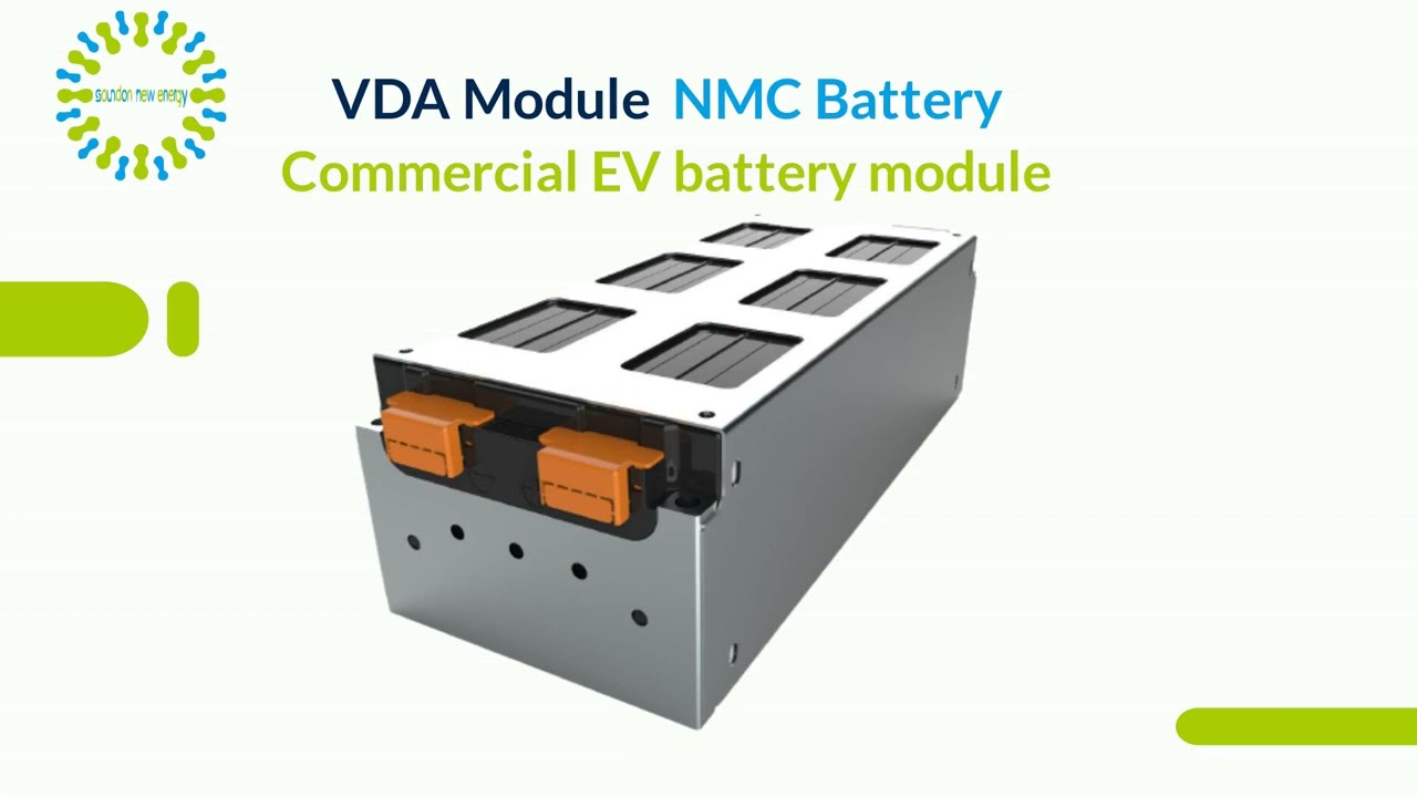 VDA module NMC battery pack for commercial vehicles from Soundon New Energy