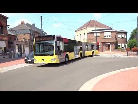 Tec Hainaut, Bus Mercedes benz citaro GC2, 3 159 en service (136 ) à Anderlues jonction 22 07 2021