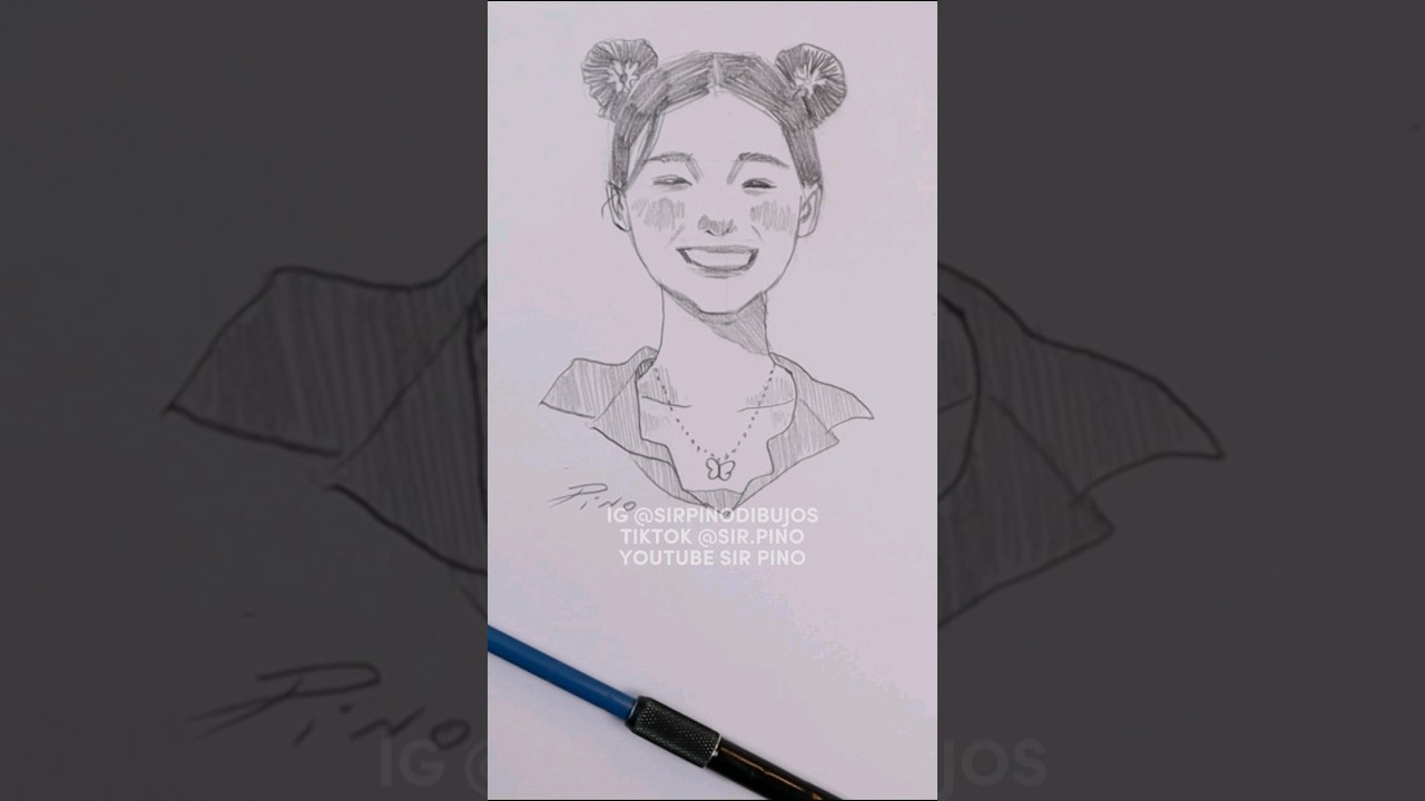 Cómo DIBUJAR un RETRATO FÁCIL? Parte 2 #dibujos #shorts