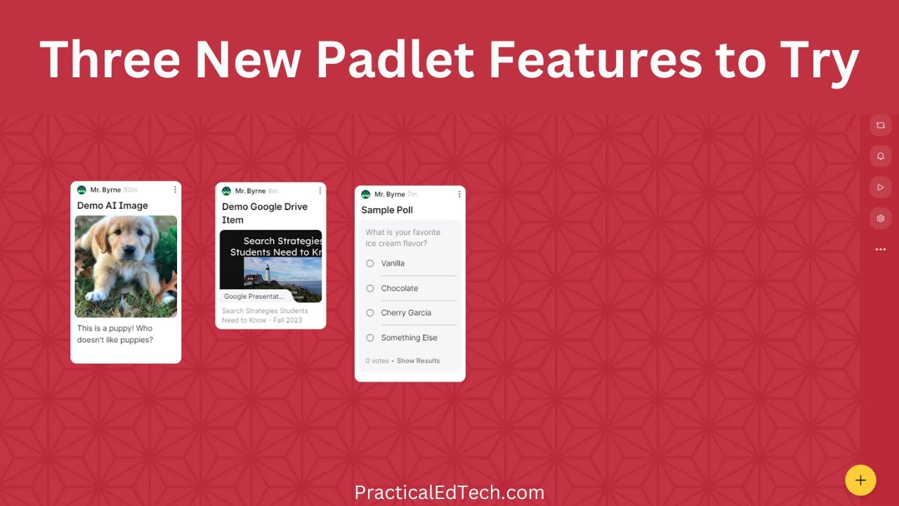 Three New Padlet Features for the New School Year