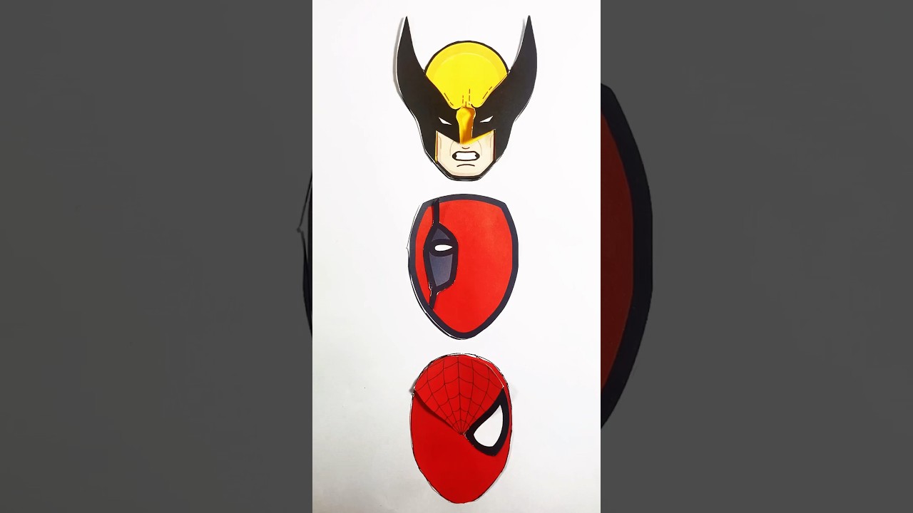 Deadpool vs Spiderman vs Wolverine Puzzle 🧩 #deadpool #puzzle #art #deadpool3 #wolverine #spiderman