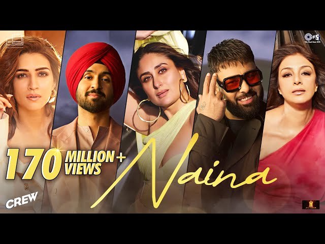 Naina Lyrics English Translation - Crew | Diljit Dosanjh x Badshah - LyricsDecoder