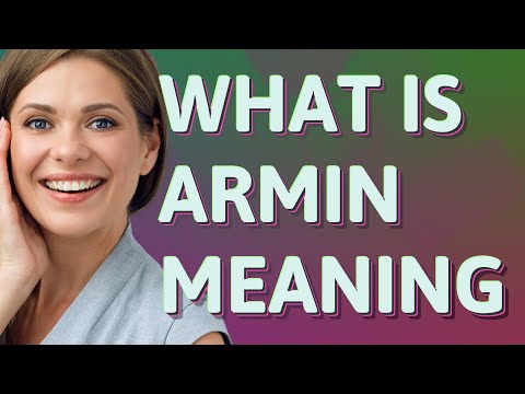 Armin | meaning of Armin