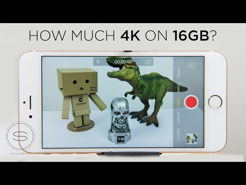 iPhone 6s - How much 4K on 16GB?