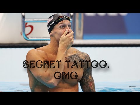 Olympic Swimmer Caleb Dressel Unveils New Tattoo.