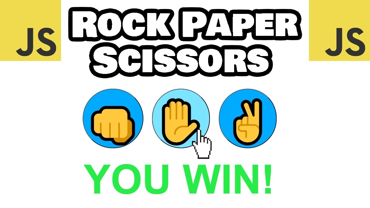 Build this rock paper scissors game with JavaScript! 👊
