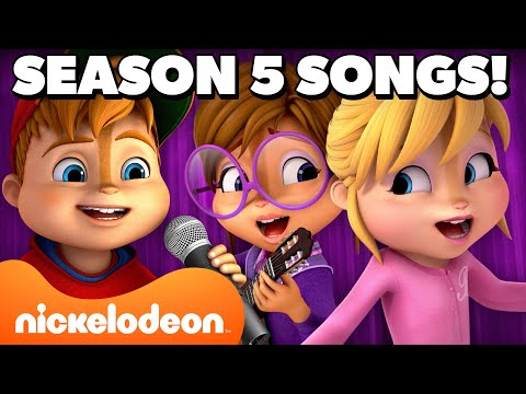 EVERY Song From ALVINN!!! AND THE CHIPMUNKS Season 5! 🐿 Part 1 | Nicktoons