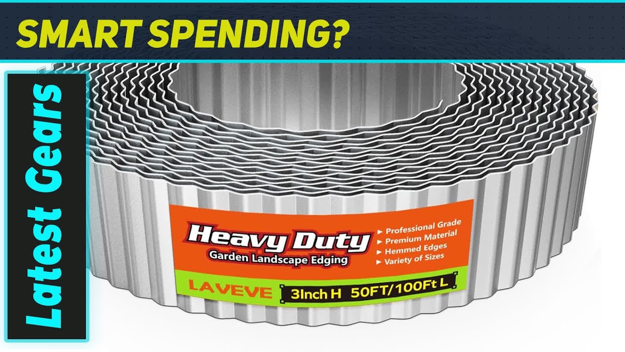 LAVEVE Corrugated Metal Garden Edging: The Ultimate Lawn Border