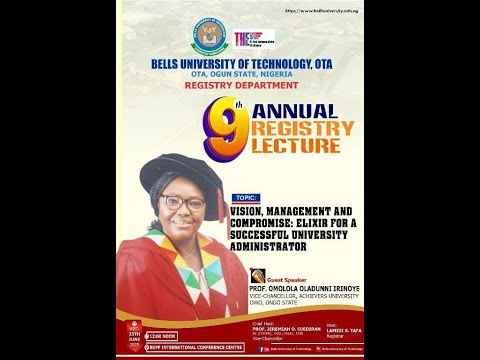 9TH ANNUAL REGISTRY LECTURE
