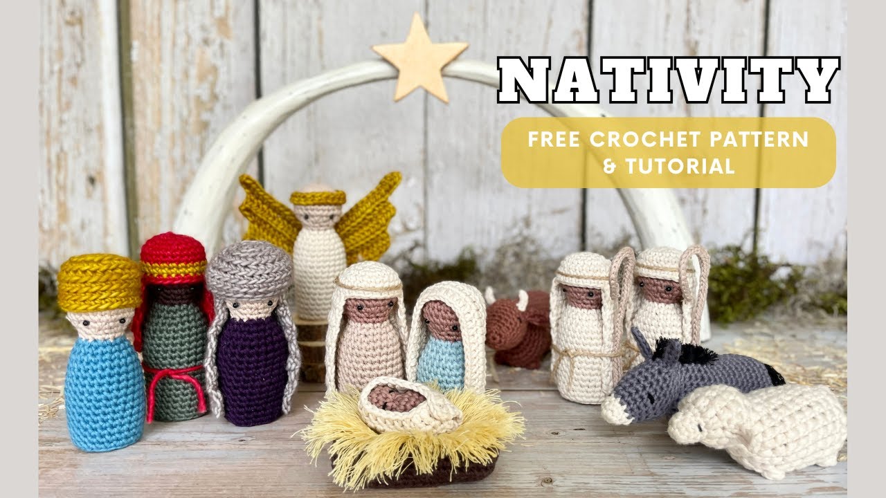 Crochet Nativity Set Pattern | Free Pattern & Tutorial