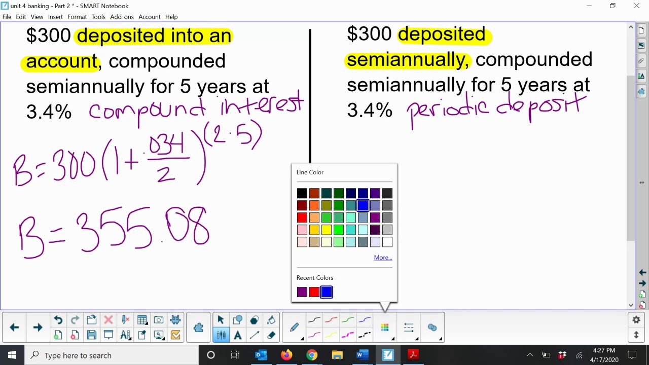 Periodic vs Compound Interest