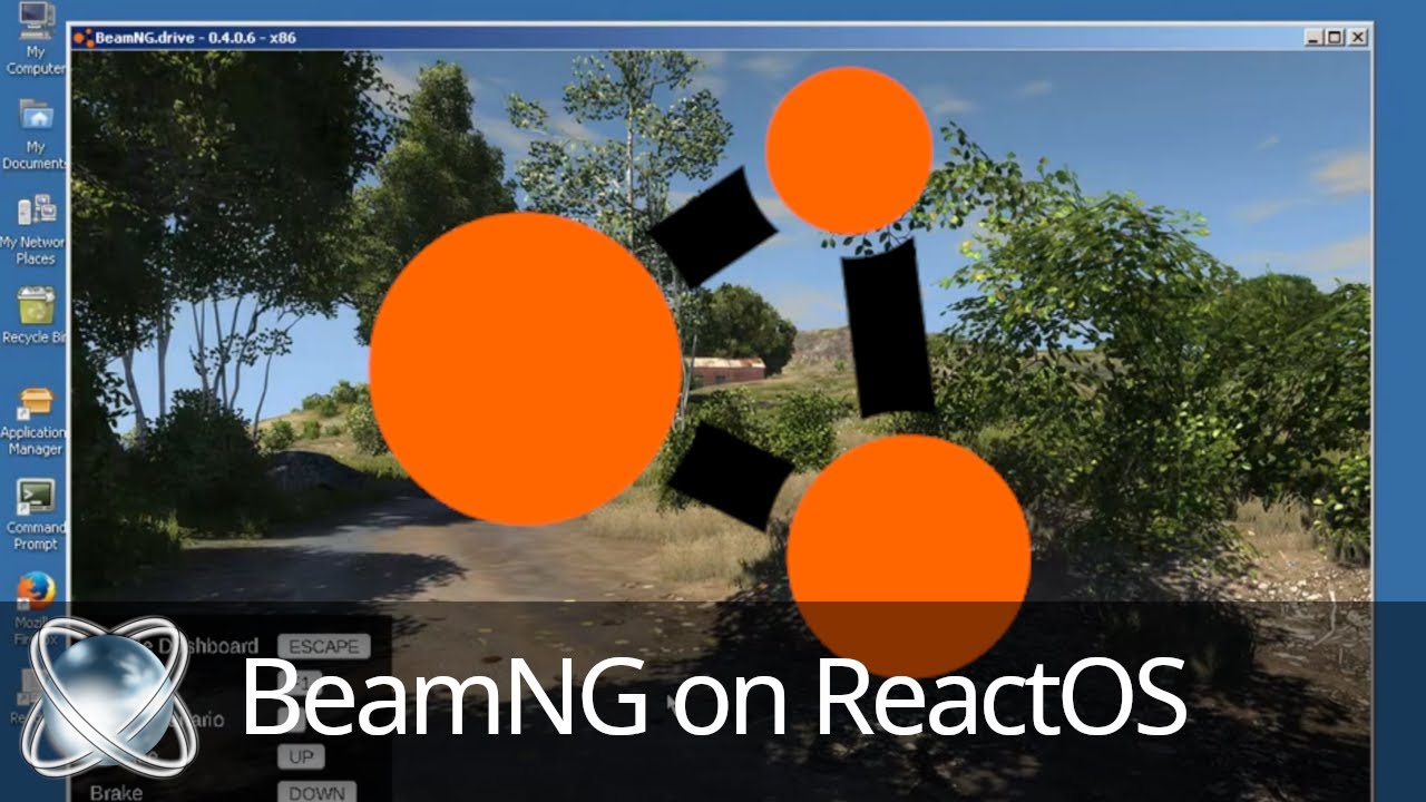 BeamNG.drive with VMware 3D hardware acceleration on ReactOS